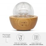 Fountain diffuser is crafted from hand blown glass and sustainably ...