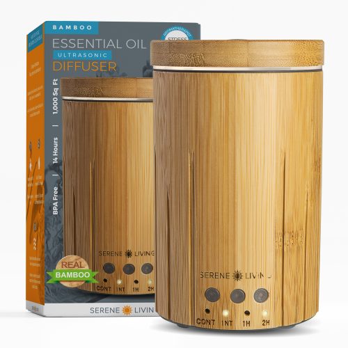 Real bamboo diffuser is crafted from sustainably sourced bamboo for a ...
