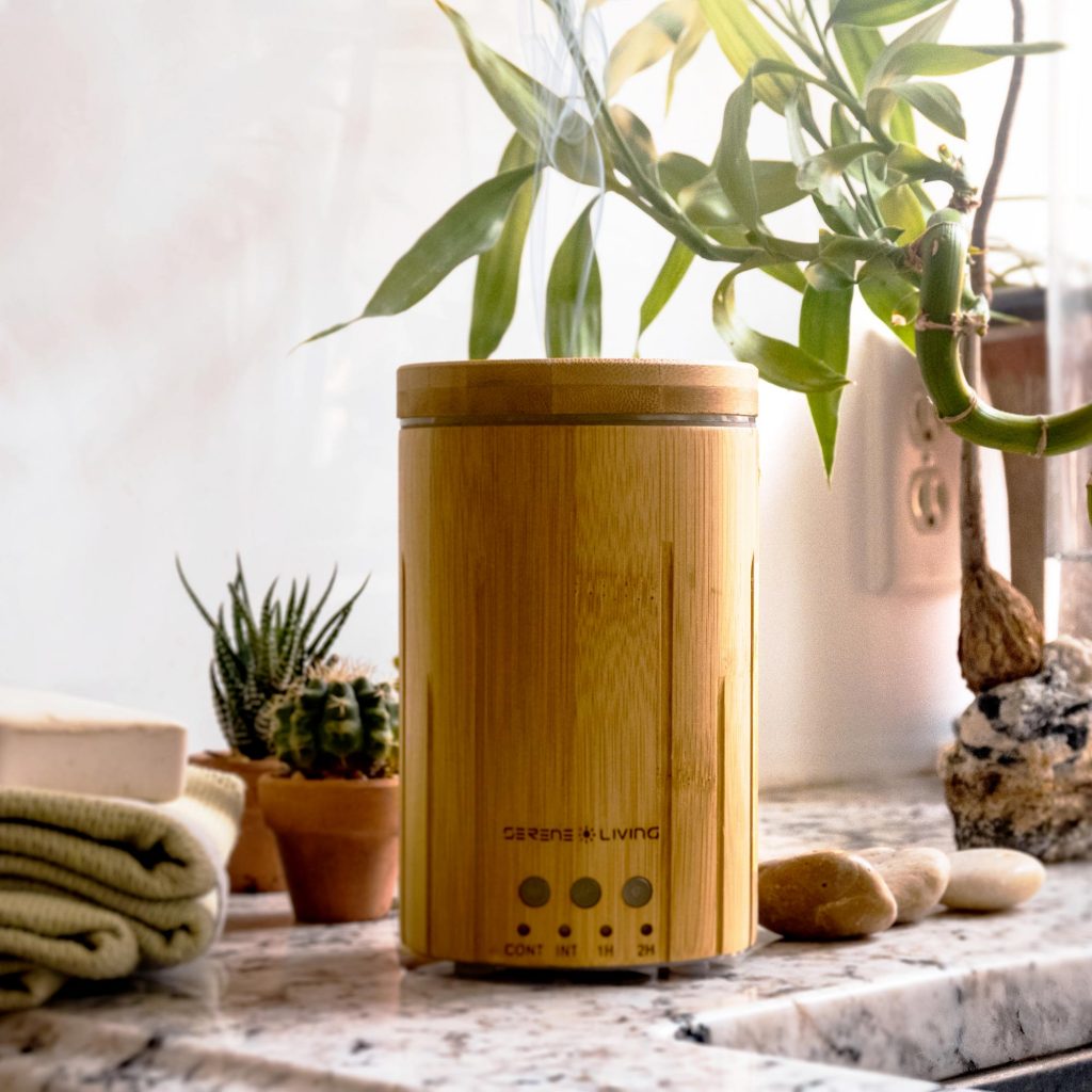 Real bamboo diffuser is crafted from sustainably sourced bamboo for a ...