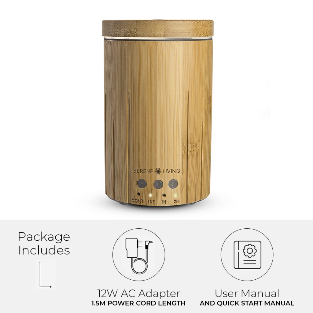 Real bamboo diffuser is crafted from sustainably sourced bamboo for a ...