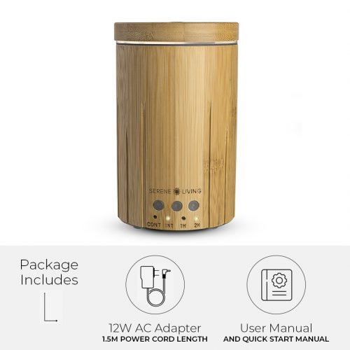 Real bamboo diffuser is crafted from sustainably sourced bamboo for a ...